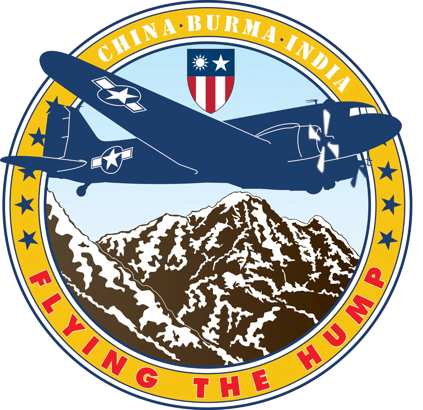 Flying The Hump Logo Color - European Center Of Military History (EUCMH)