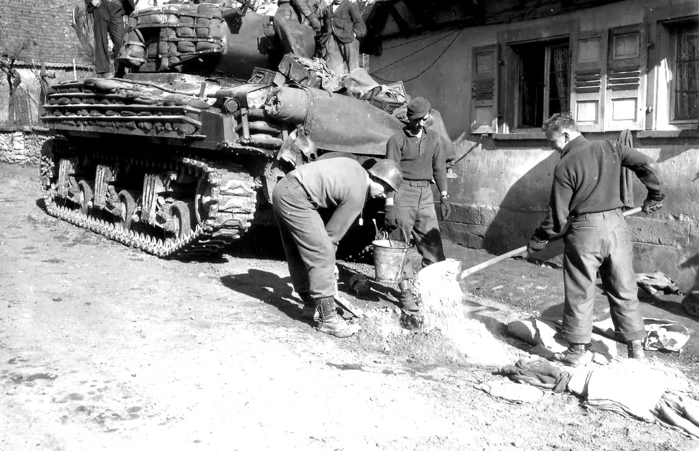 M4 Of The 14th Armored Division France February 1945 - European Center ...